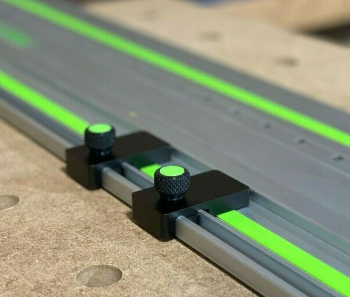Anodized Aluminum Festool Guide Rail Limit Stops Pair of 2 - Etsy