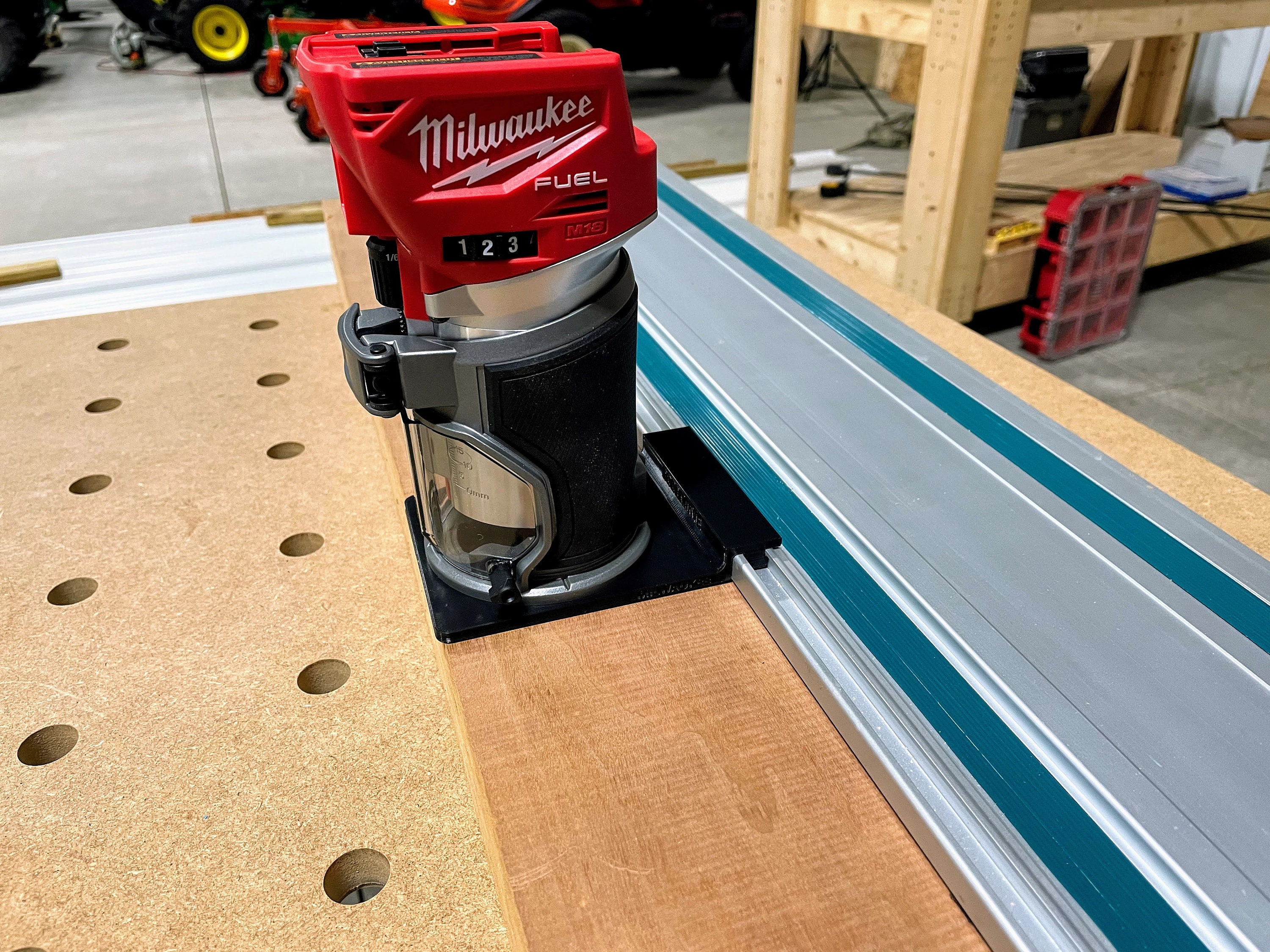 Milwaukee Router Adapter to Makita Track Saw Guide Rail M18 - Etsy
