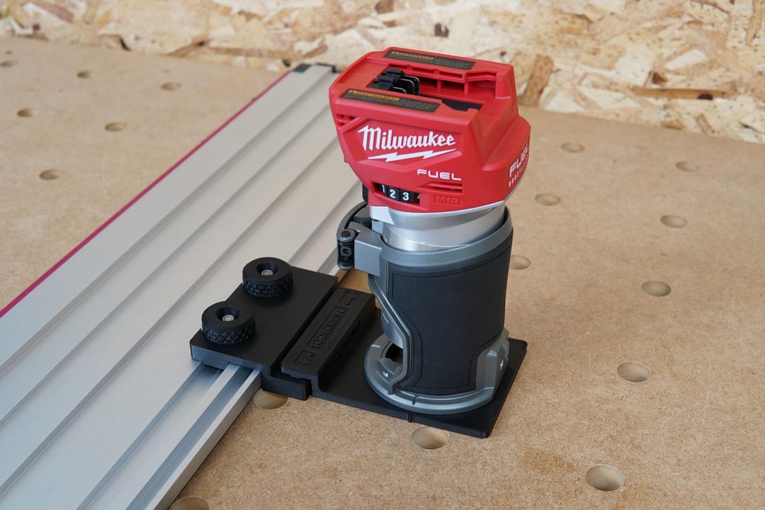 Milwaukee Router Adapter for Milescraft Track Saw Guide Rails - Etsy