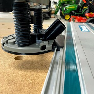 Bosch 1617 EVS Plunge Base Router Adapter for Makita Guide Rails 2.25HP ...