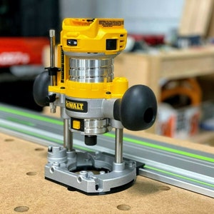 Dewalt Plunge Router Adapter for Dewalt Track Saw Guide Rails - DCW600B ...