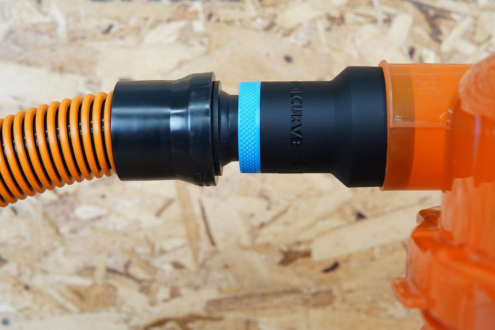 1 1/4" Shop Vac Hose Locking Dust Adapter for Dustopper Cyclone Dust ...