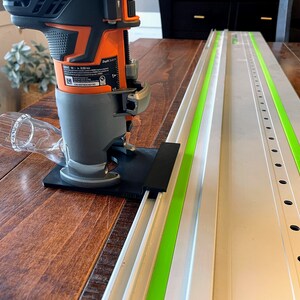 Ridgid Router Adapter for Festool Track Saw Guide Rail - Ridgid 18v ...