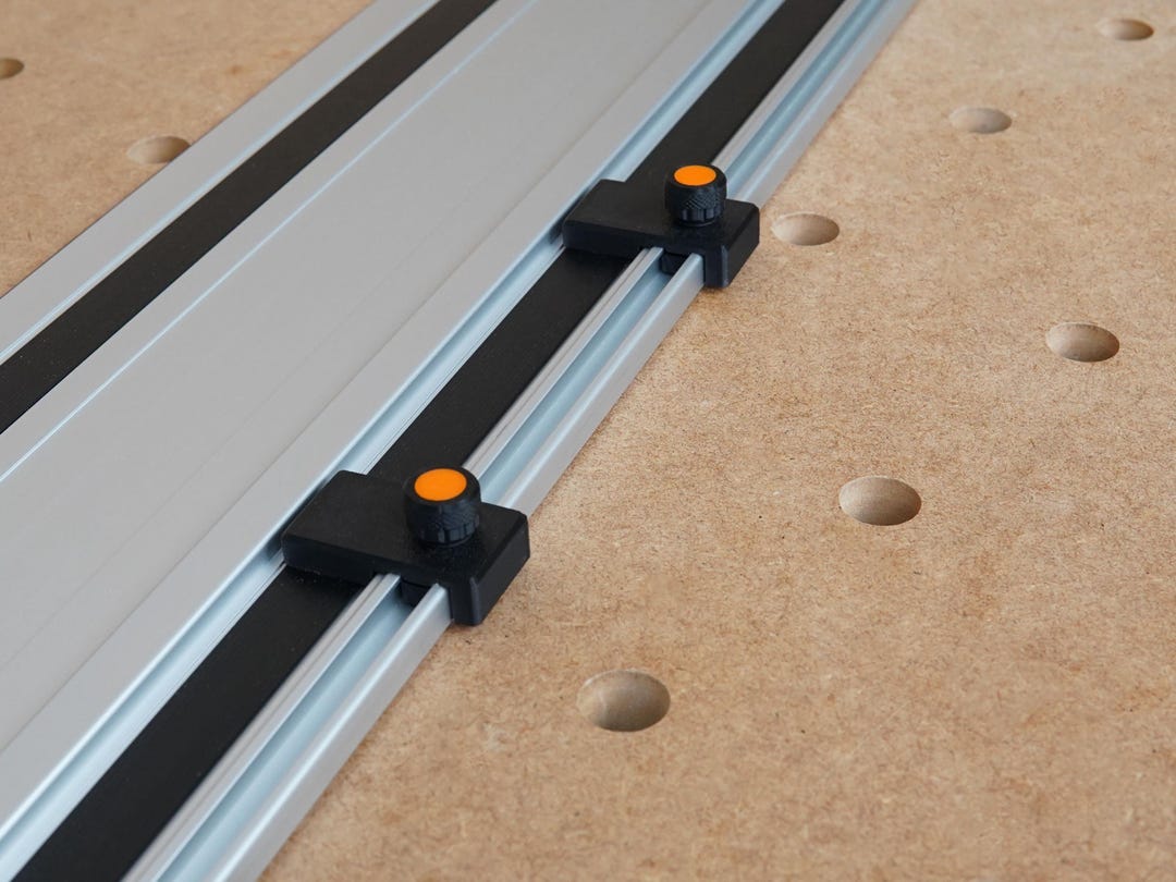 Powertec Guide Rail Limit Stops - Pair of 2 for Powertec Track Saw ...