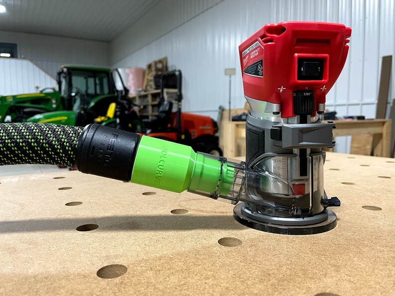 Festool Locking Hose Adapter for Milwaukee M18 Router - Etsy