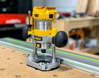 Dewalt Plunge Router Adapter for Festool Track Saw Guide Rails - Etsy