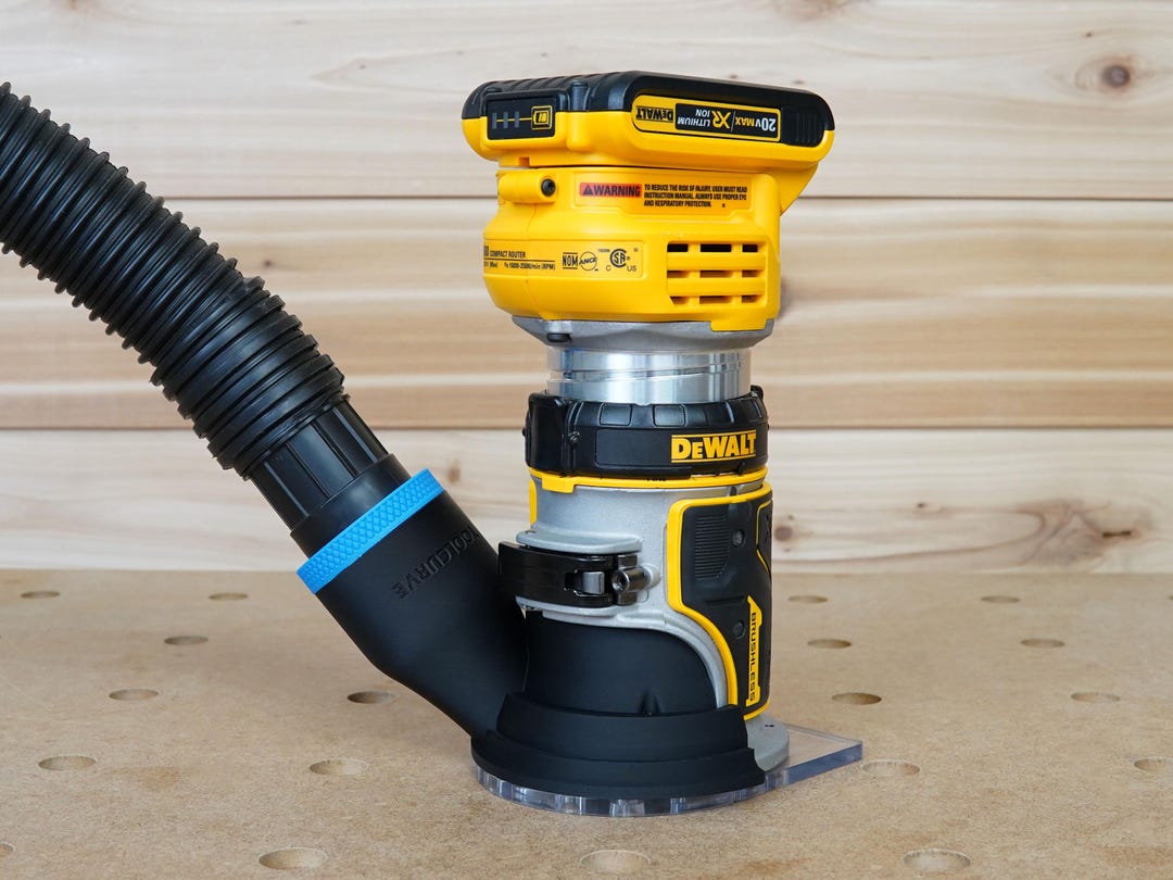 1 7/8" Shop Vac Hose Adapter for Dewalt Trim Router - Etsy