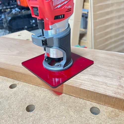 Acrylic Base for Milwaukee M18 FUEL Trim Router Large 6in X - Etsy