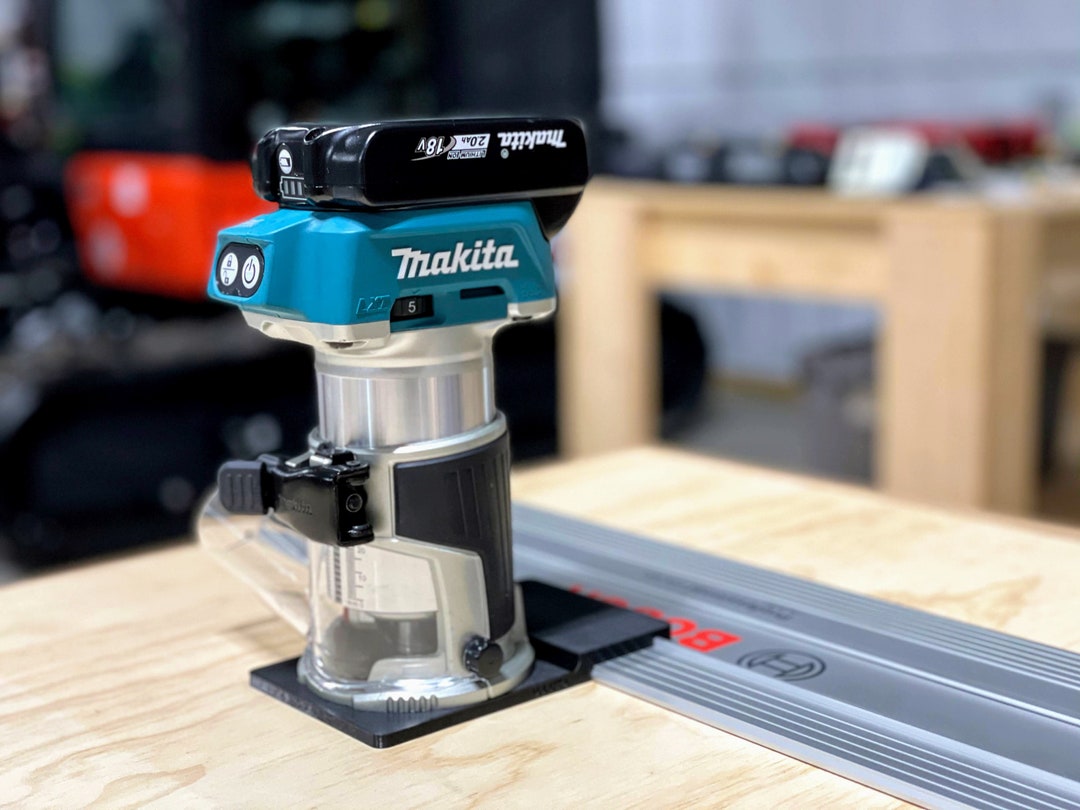 Makita Router Adapter for Bosch and Mafell Track Saw Guide Rails XTR01Z ...
