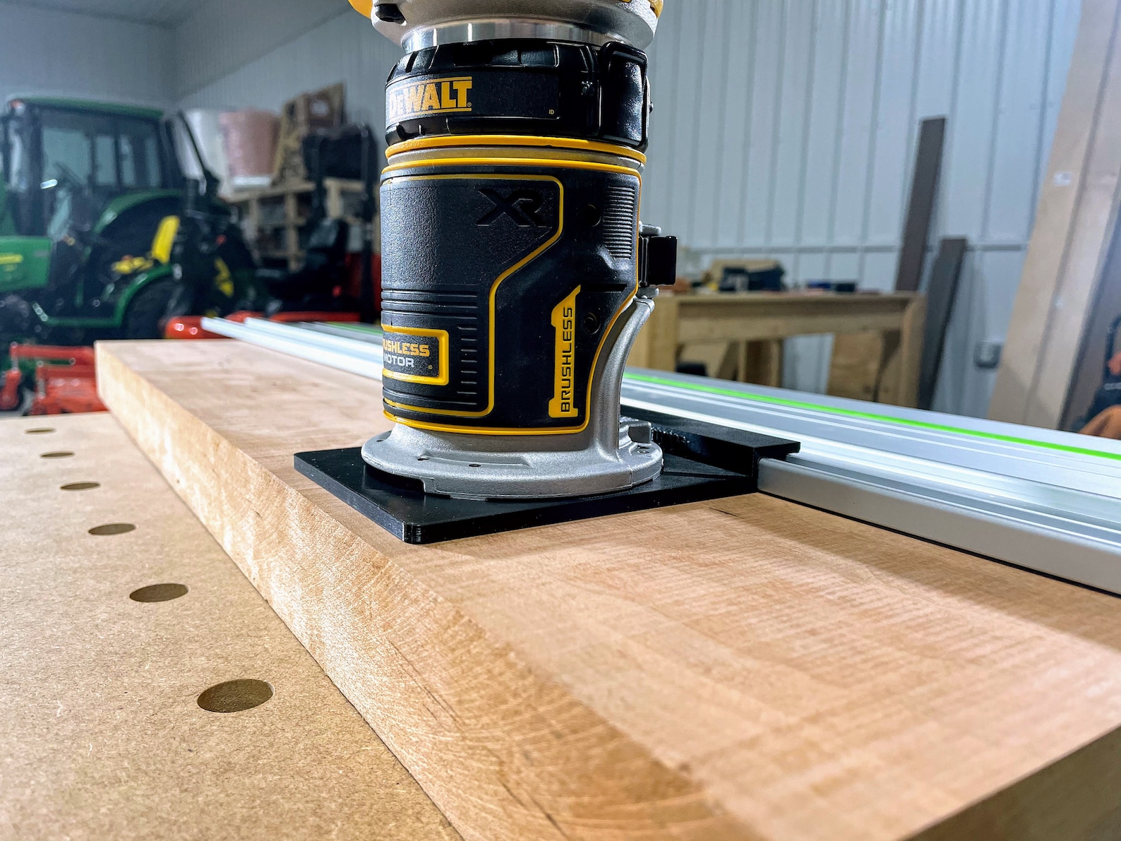 Dewalt Router Adapter for Makita Track Saw Guide Rails DCW600B 20v ...