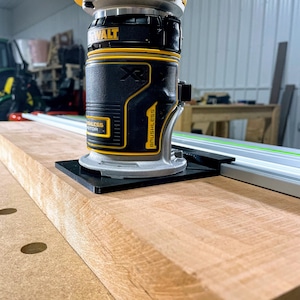 Dewalt Router Adapter for Festool Track Saw Guide Rails - DCW600B 20v ...