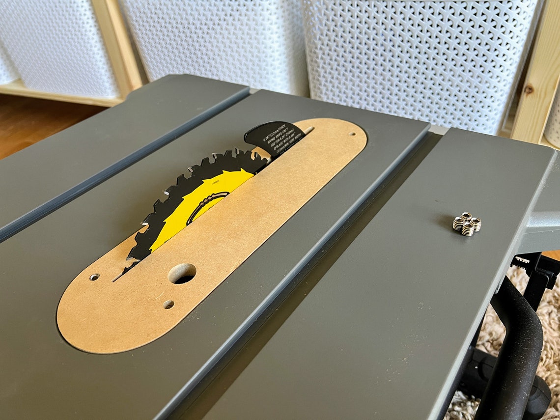 Dewalt Table Saw DWE7485 Zero Clearance Insert - DCS7485B, DCS7485T1 - Etsy