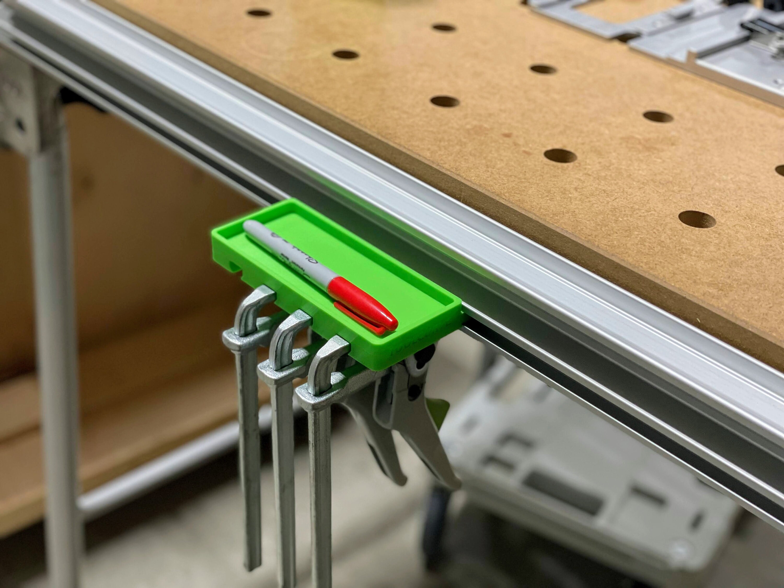 Quick Clamp Storage Mft/3 Table Festool Quick Clamp Rack For Festool ...