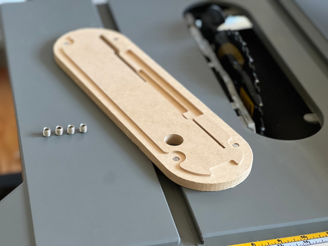 Dewalt Table Saw DWE7485 Zero Clearance Insert DCS7485B - Etsy