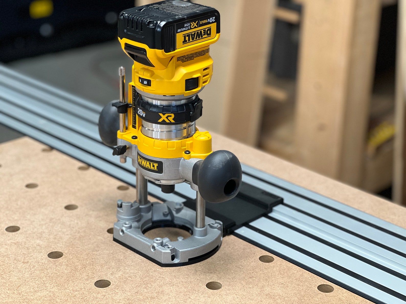 Dewalt Plunge Router Adapter for Dewalt Track Saw Guide Rails - Etsy