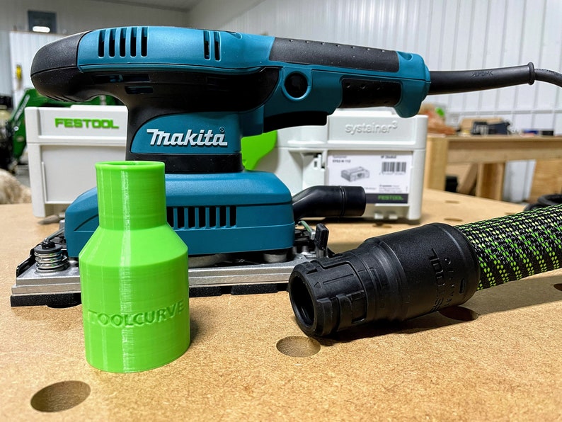 Festool Dust Extractor Adapter for Makita 1/3 Sheet Finishing Sander ...