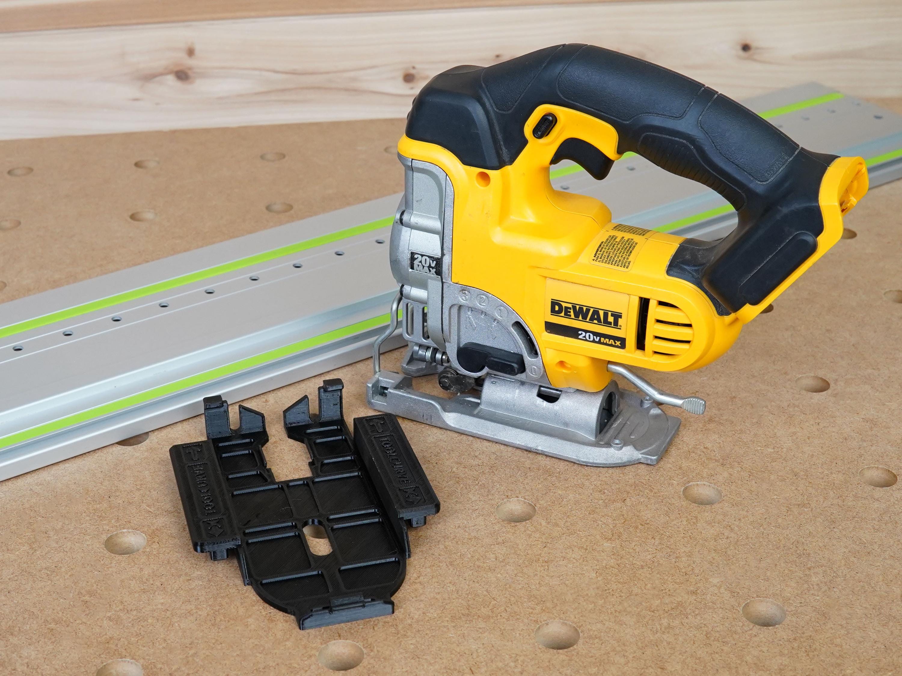 Dewalt Jig Saw Adapter for Track Saw Guide Rails 20v - Etsy