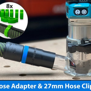 27mm Hose Adapter for Makita Router, Compatible With Festool 27mm Hose ...