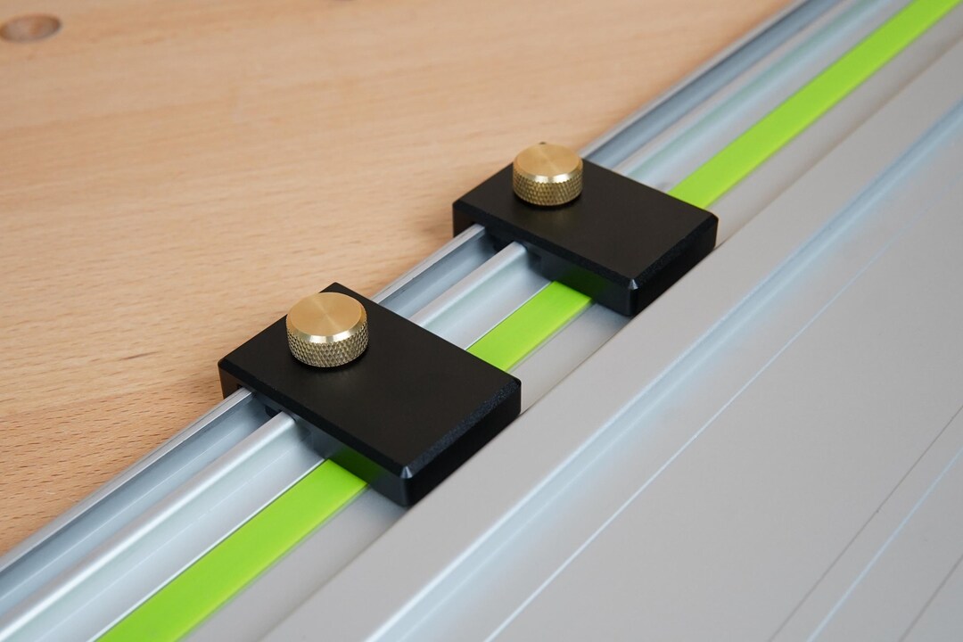 Aluminum Guide Rail Limit Stops Compatible With Festool Track Saw Rails ...