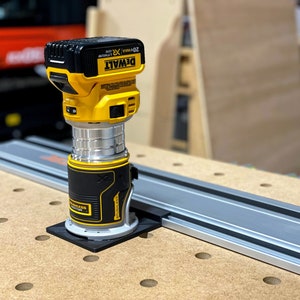 Dewalt Router Adapter for Powertec Track Saw Guide Rails - DCW600B 20v ...