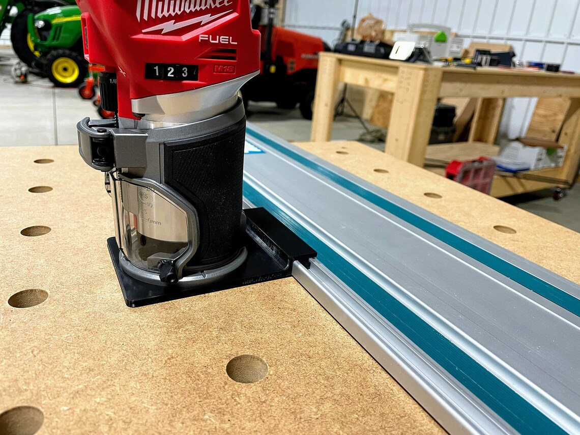 Milwaukee Router Adapter to Makita Track Saw Guide Rail M18 - Etsy