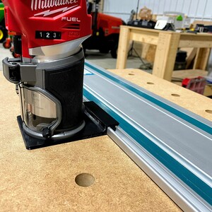 Milwaukee Router Adapter to Makita Track Saw Guide Rail - M18 2723-20 ...