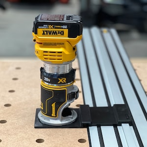 Dewalt Router Adapter for Dewalt Track Saw Guide Rails - DCW600B 20v ...