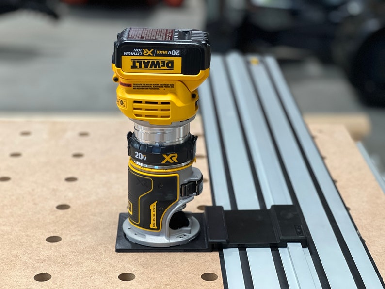 Dewalt Router Adapter for Dewalt Track Saw Guide Rails - DCW600B 20v ...