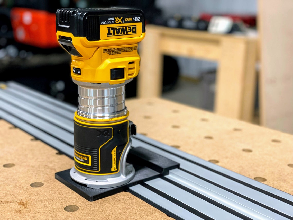 Dewalt Router Adapter for Dewalt Track Saw Guide Rails - Etsy