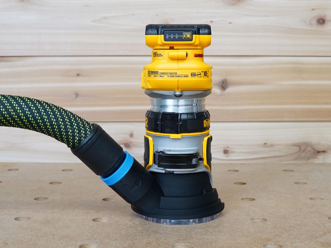 27mm Hose Adapter for Dewalt Trim Router, Compatible With Festool 27mm ...