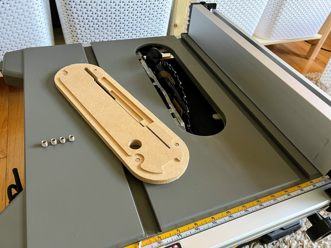 Dewalt Table Saw DWE7485 Zero Clearance Insert - DCS7485B, DCS7485T1 - Etsy