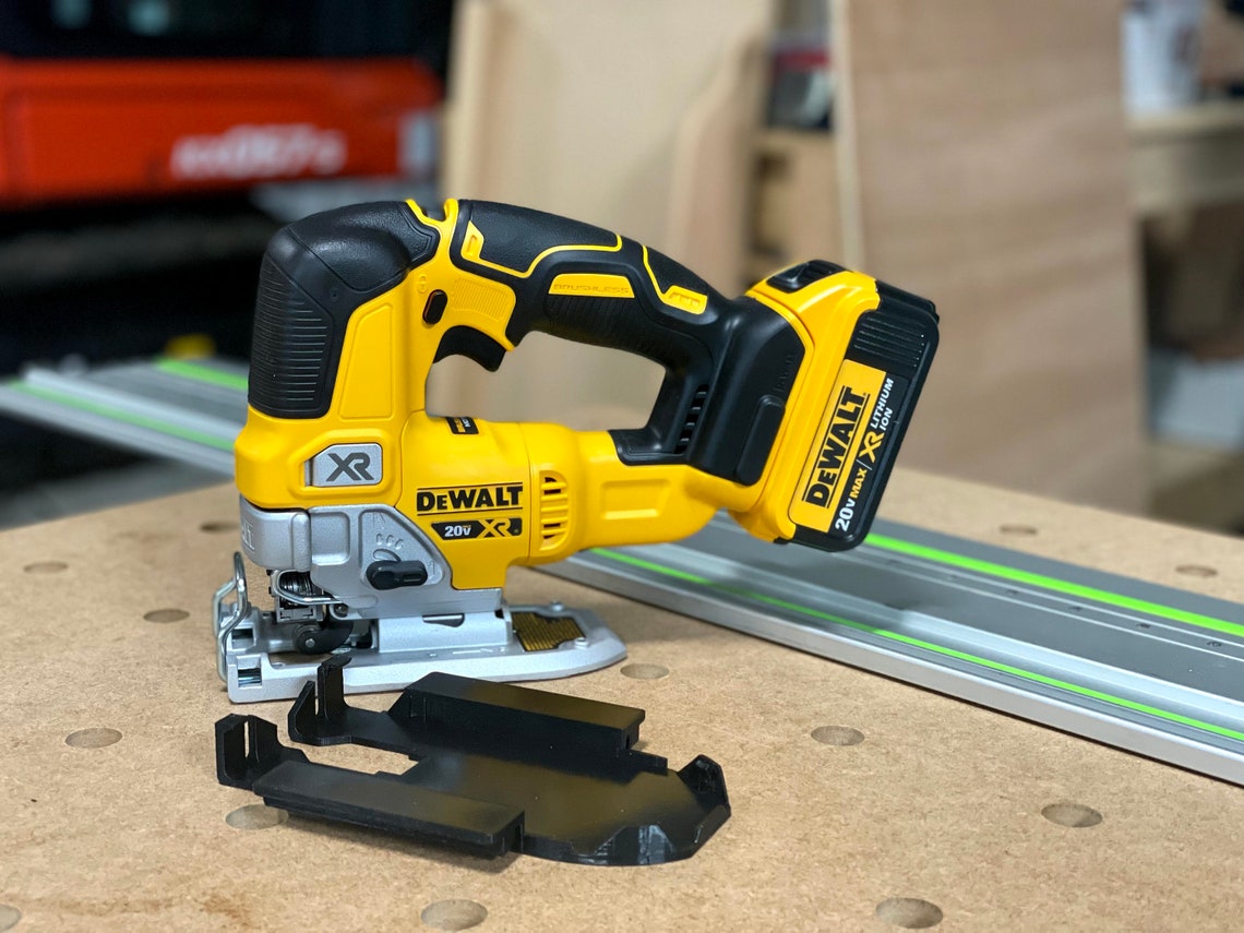 Dewalt Jig Saw Adapter for Dewalt Track Saw Guide Rails 20v XR DCS334B ...