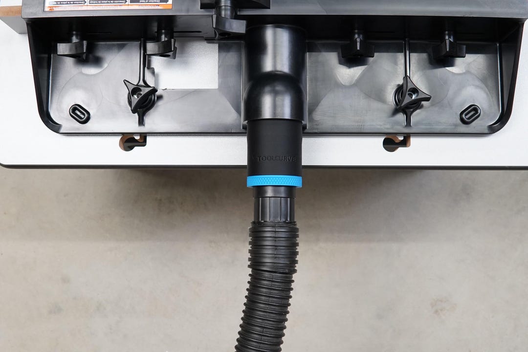 1 7/8" Shop Vac Hose Locking Dust Adapter for Router Table 2 1/4 Inch ...