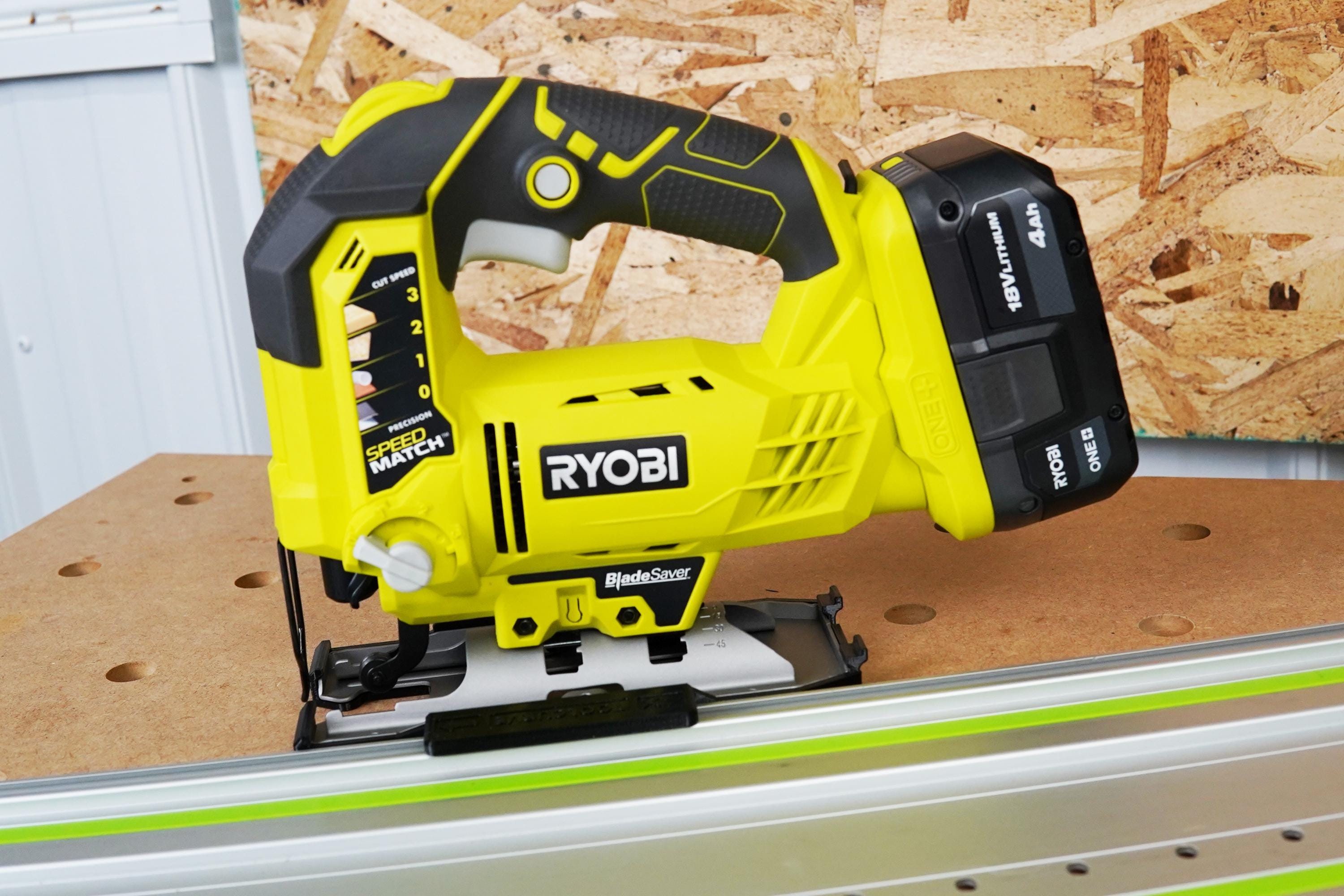 Ryobi Jig Saw Adapter for Festool & Makita Track Saw Guide Rails 18v ...