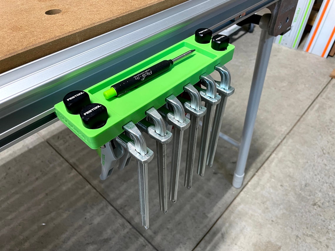 Festool Clamp Rack X6, Bench Dog Holder and Pencil Tray Utility Rack ...