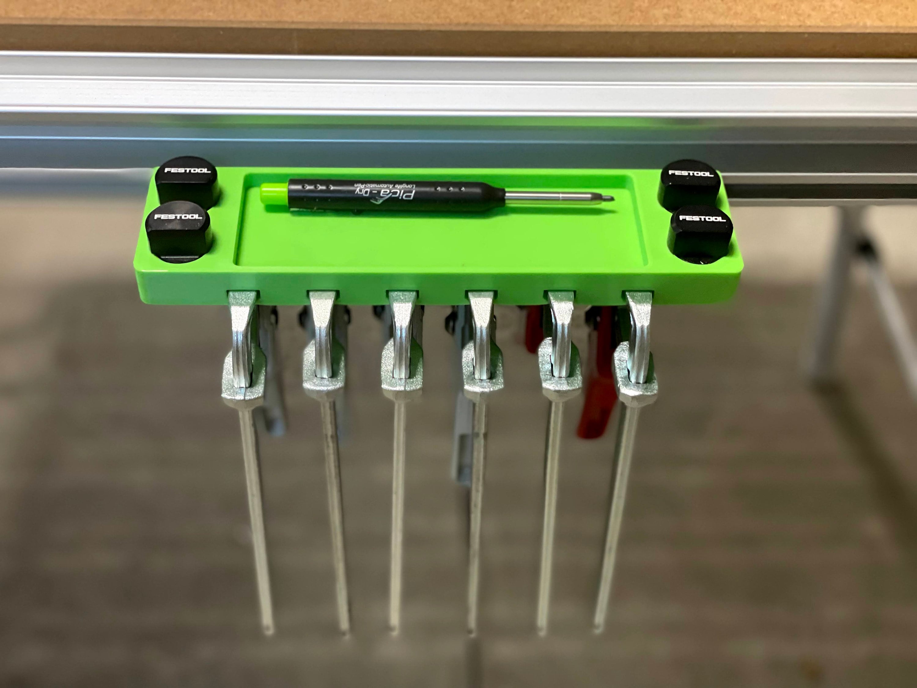 Festool Clamp Rack X6 Bench Dog Holder and Pencil Tray - Etsy