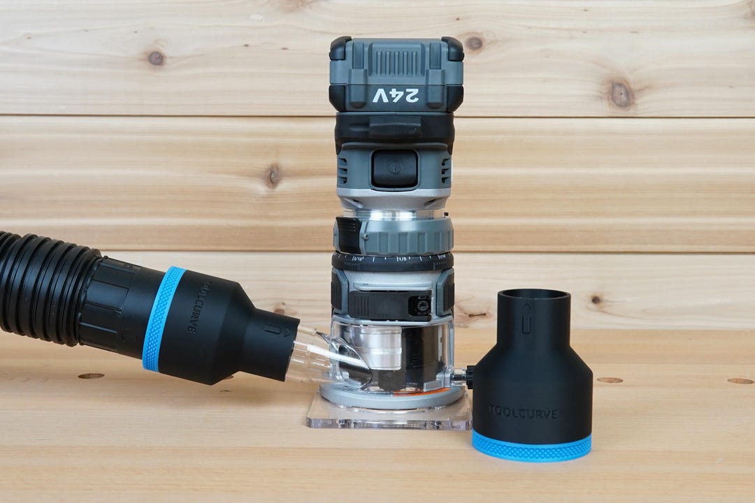 2 1/2" Shop Vac Hose Adapter for FLEX 24v Router - Etsy