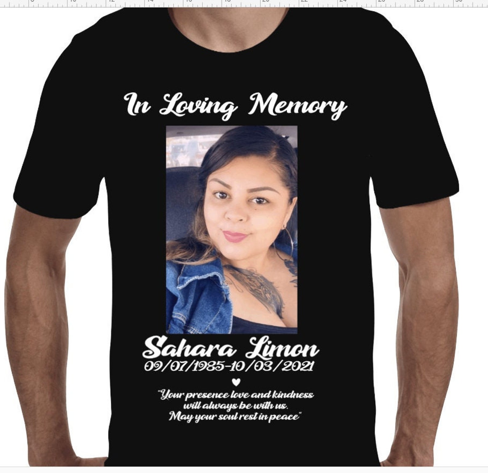 In Loving Memory T-shirt, R.i.p. Shirt, Rest in Peace Shirt, Custom ...