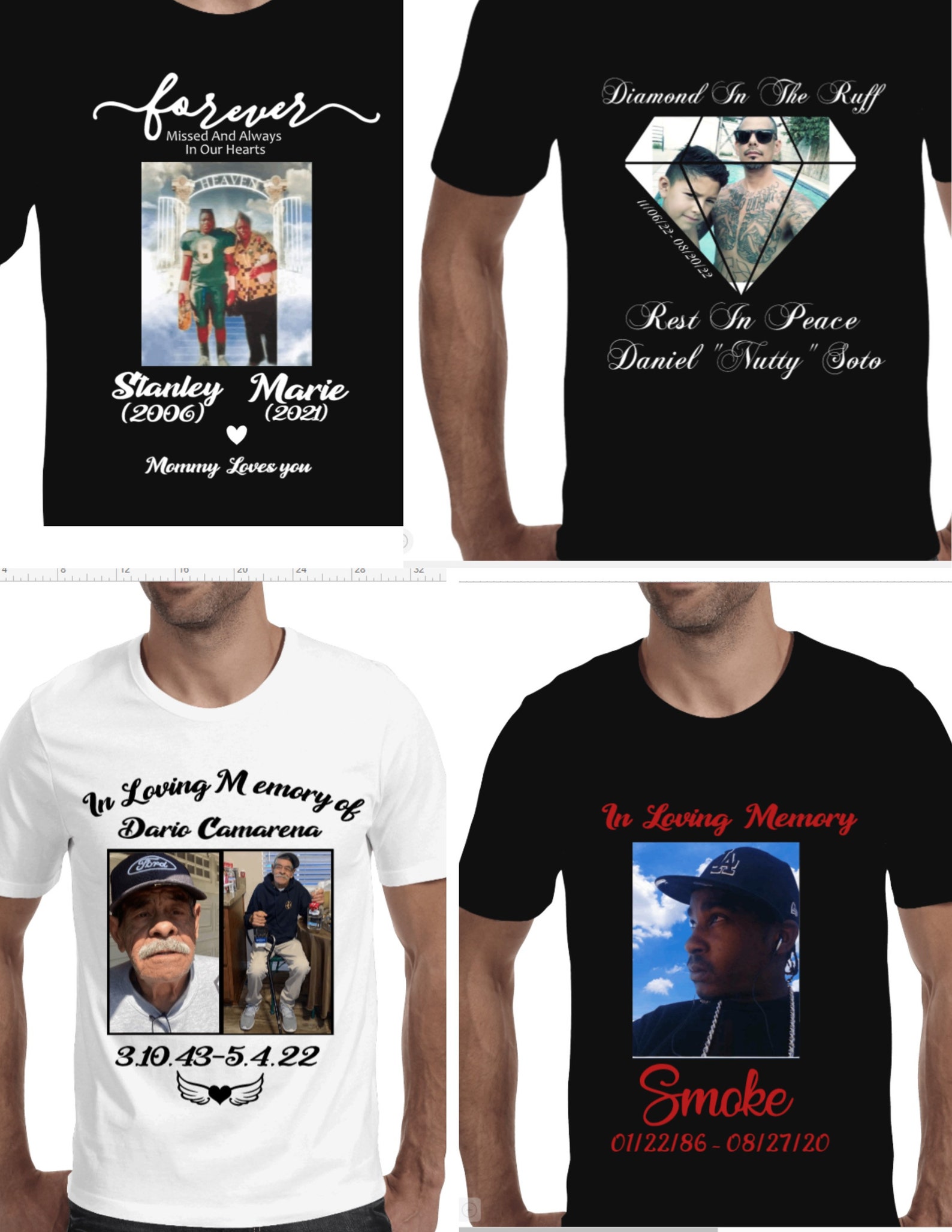 In Loving Memory T-shirt, R.i.p. Shirt, Rest in Peace Shirt, Custom ...