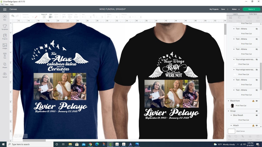 Personalized Memorial Shirt Custom Picture Funeral Shirt in - Etsy