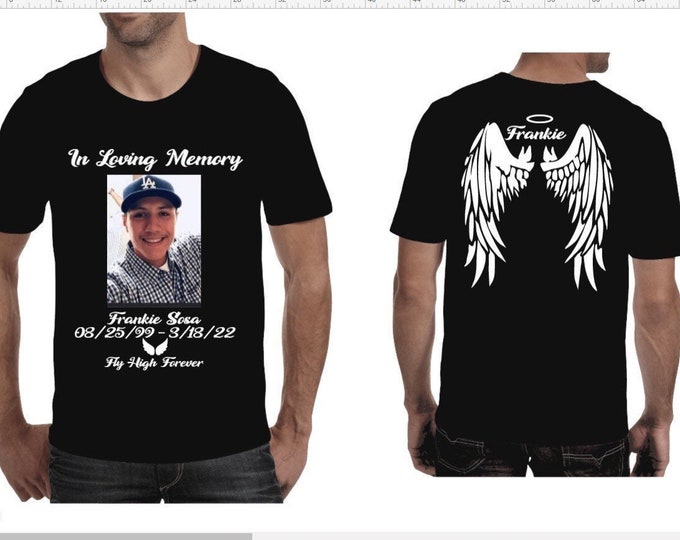 Memorial Shirt, in Loving Memory Shirts, Rest in Peace Shirts, Funeral ...