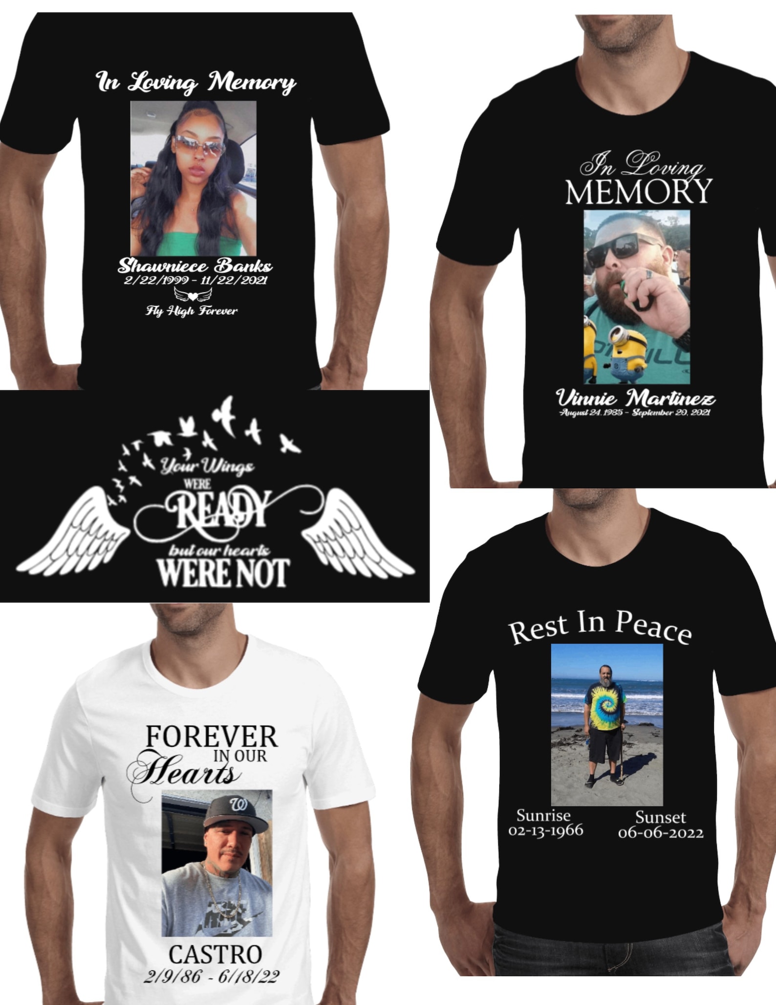 In Loving Memory Shirt Color Memorial Shirts, Rest in Peace Shirt, Gone ...