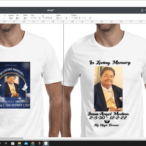 Memorial Shirts Celebration of Life Shirts in Loving Memory, Rest in ...