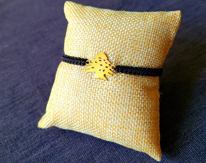 Lebanon Cedar Tree Bracelet | Lebanese Liban Cedar Arz Tree Shamballa ...