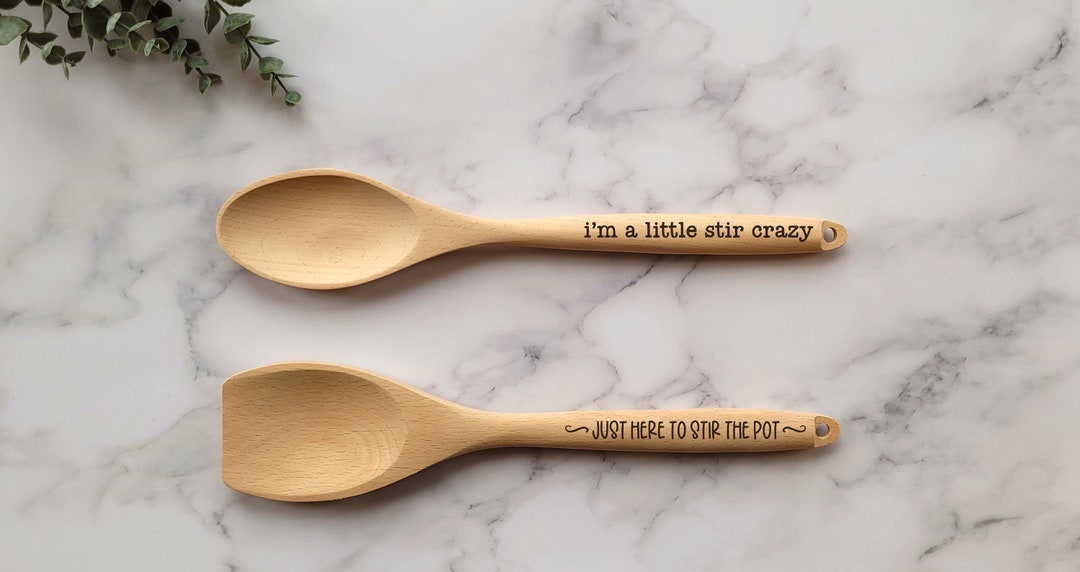 Funny Wooden Spoons Laser Engraved Wood Spoon Funny Wood Spoons Funny ...