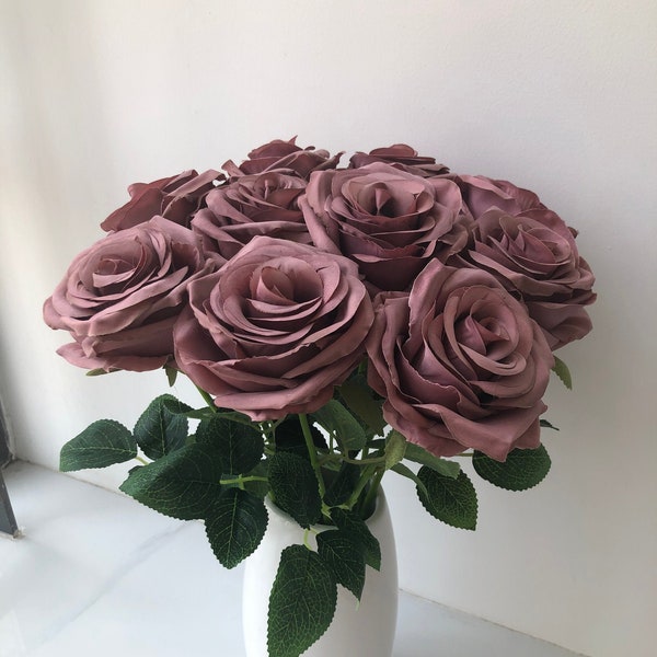 Dusty Rose Flower - Etsy