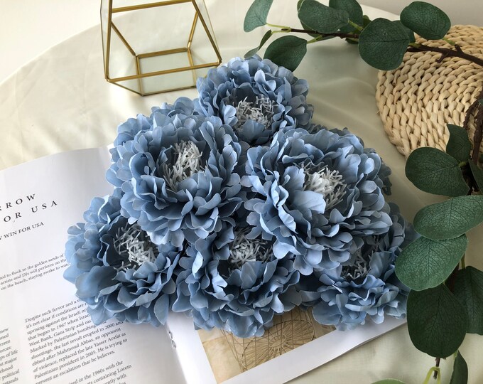 Bunch of Preserved Medium Blue Misty, Blue Caspia, Blue Wedding, Blue ...