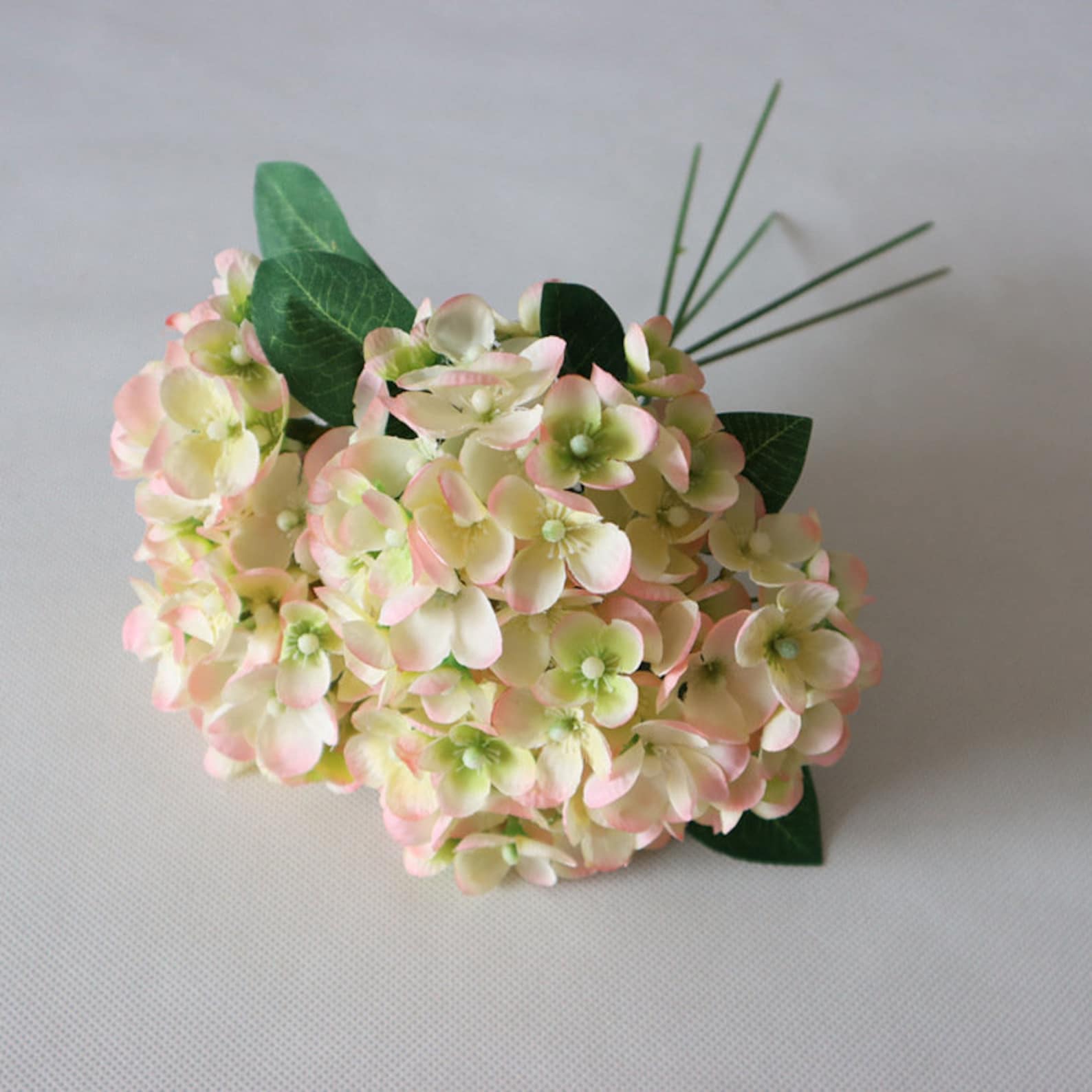 Artificial Hydrangea Flowers Bouquets Centerpieces Filler Teal | Etsy