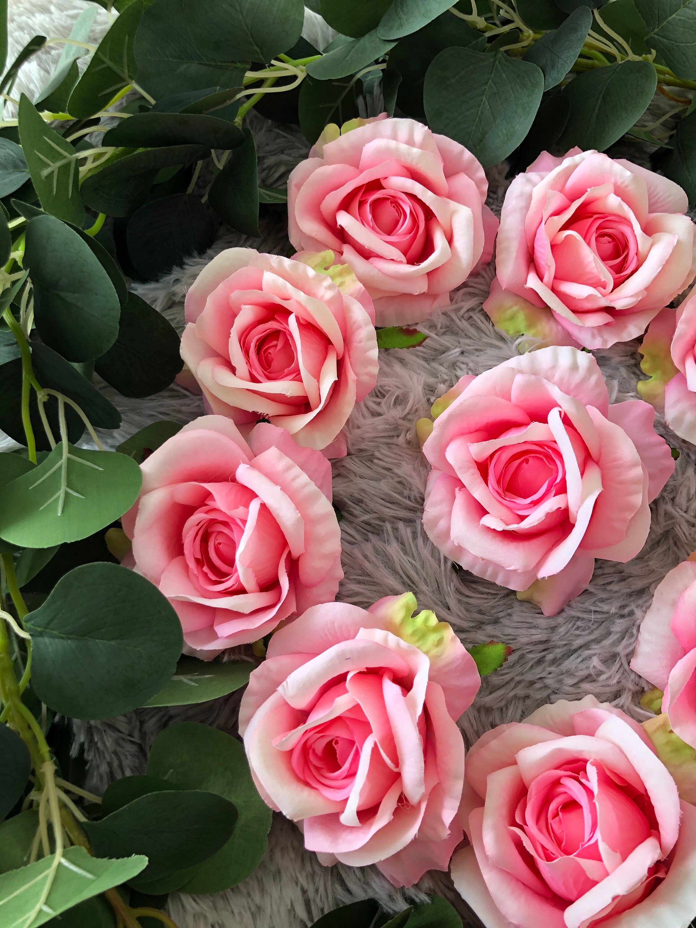 10-100pcs flores de seda rosa artificial falsa rosas rosas | Etsy