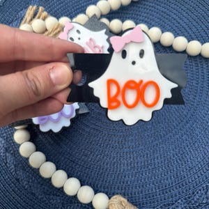 Customizable Ghost Stanley Topper/bow Ghost Cup Topper/halloween ...